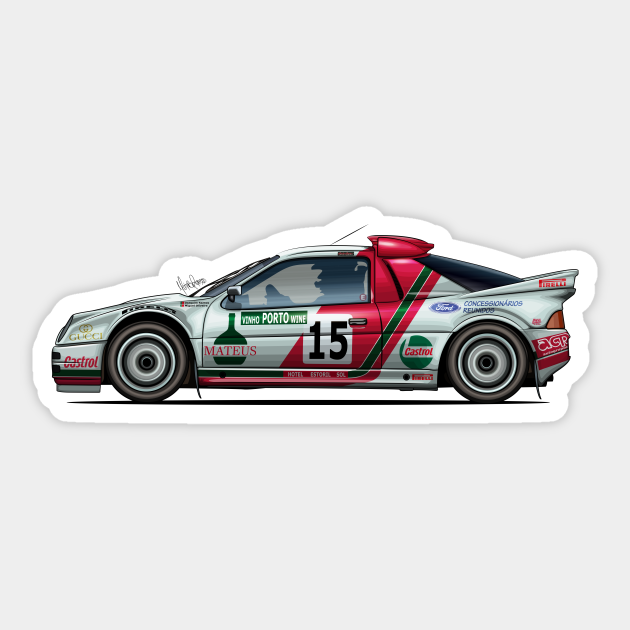 Ford RS200 Group B - Artwork - Ford Rs200 - Sticker | TeePublic