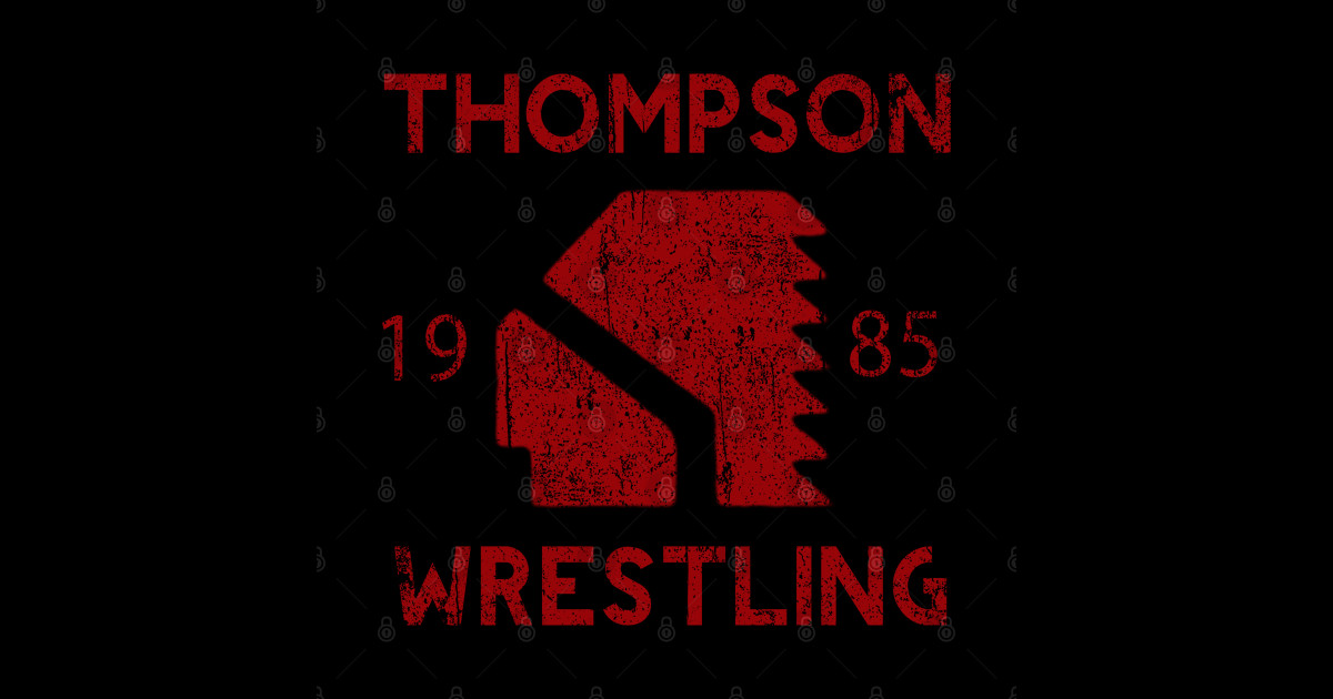 Thompson Wrestling 1985 - Wrestling - Sticker | TeePublic