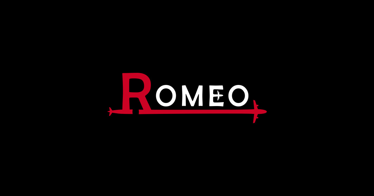 ROMEO Aviation Phonetic Alphabet Pilot Airplane - Romeo - Sticker ...