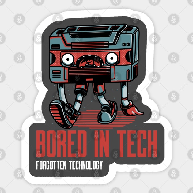 Bored In Tech - Tech - Sticker | TeePublic
