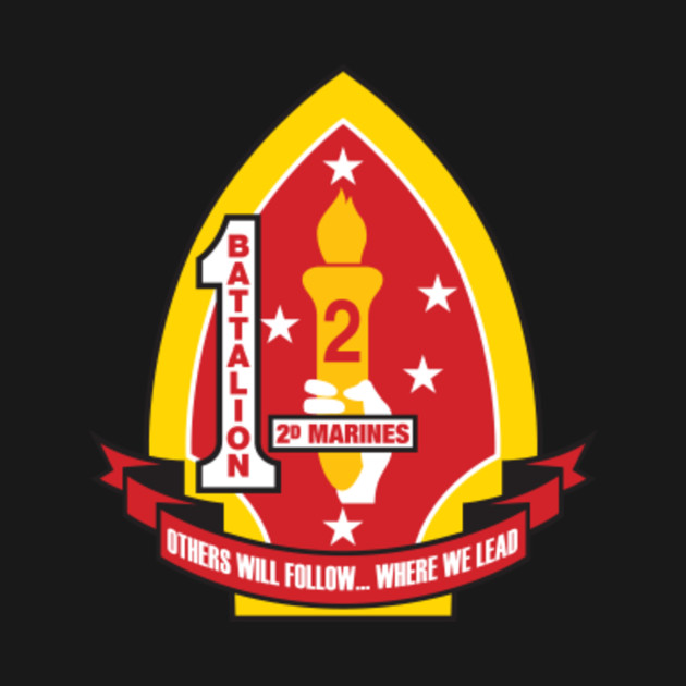 USMC 1st Battalion 2nd Marines - 1st Battalion 2nd Marine Regiment - T-Shirt | TeePublic