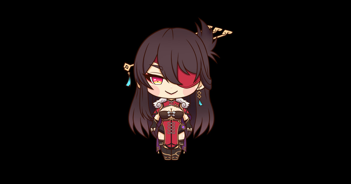 Genshin Impact - Beidou Chibi - Beidou - Sticker | TeePublic