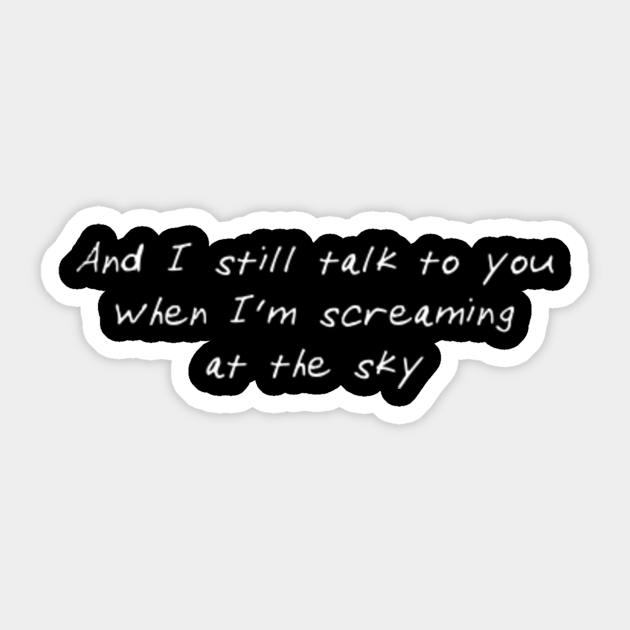 Taylor Swift - My Tears Ricochet Lyrics - Taylor Swift - Sticker ...