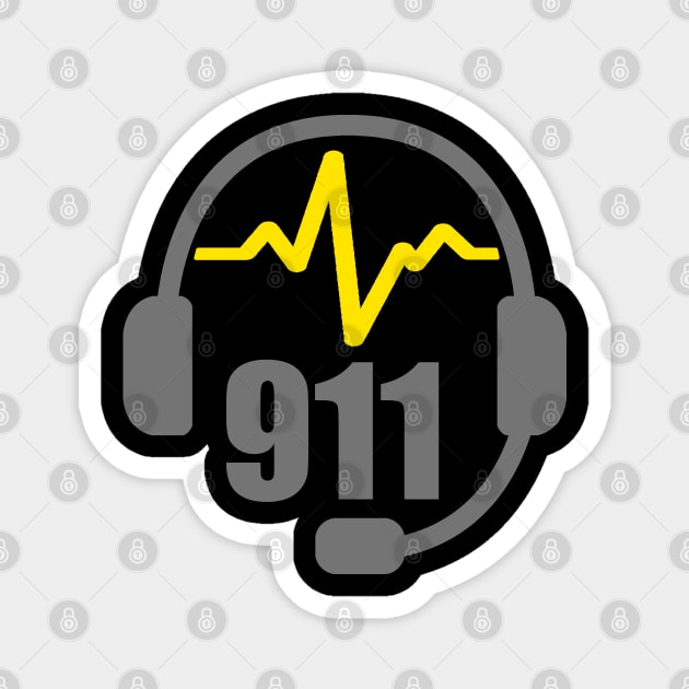 Dispatcher Headset 911 Communications - 911 Dispatcher Gift - Magnet ...
