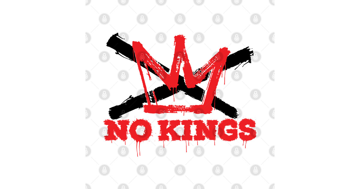 No Kings - No Kings Protest - T-Shirt | TeePublic