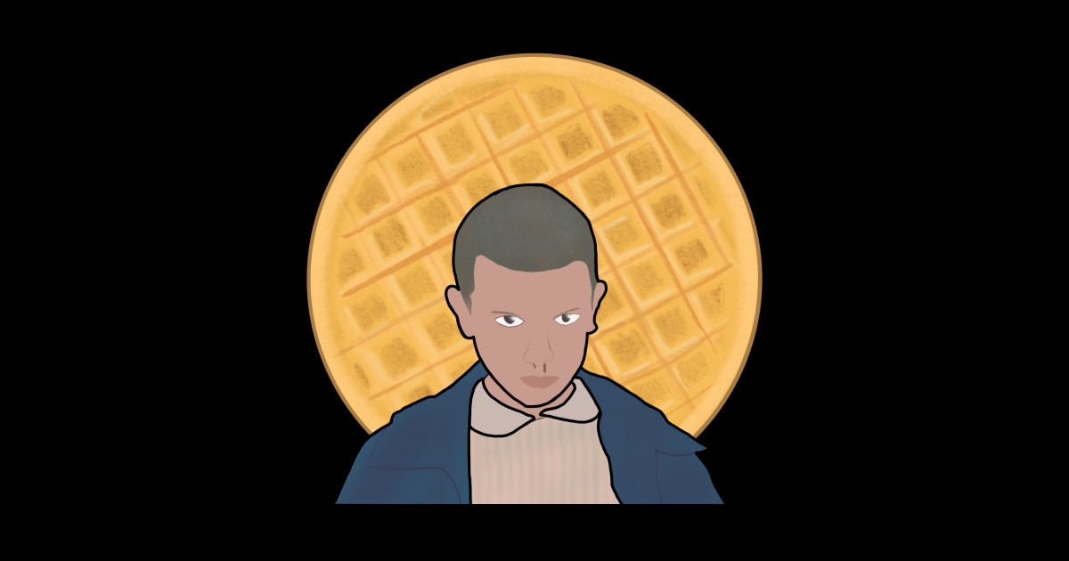 Stranger Things Eleven Eggo Stranger Things Sticker Teepublic
