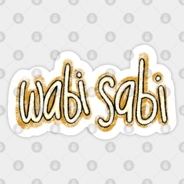 Wabi Sabi Graphic - Wabi Sabi Graphic - Sticker | TeePublic