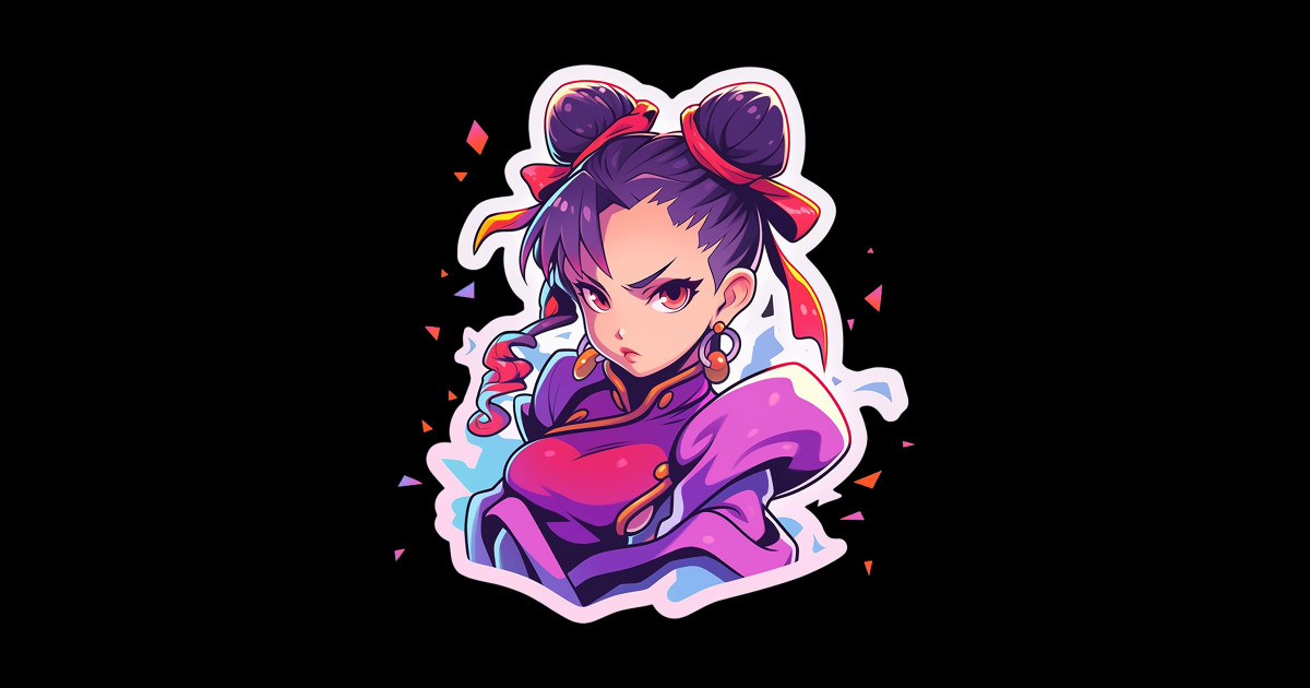 chun li - Chun Li - Sticker | TeePublic