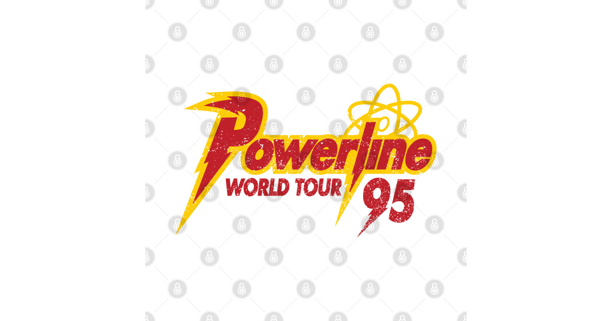 Powerline tour - Power - T-Shirt | TeePublic