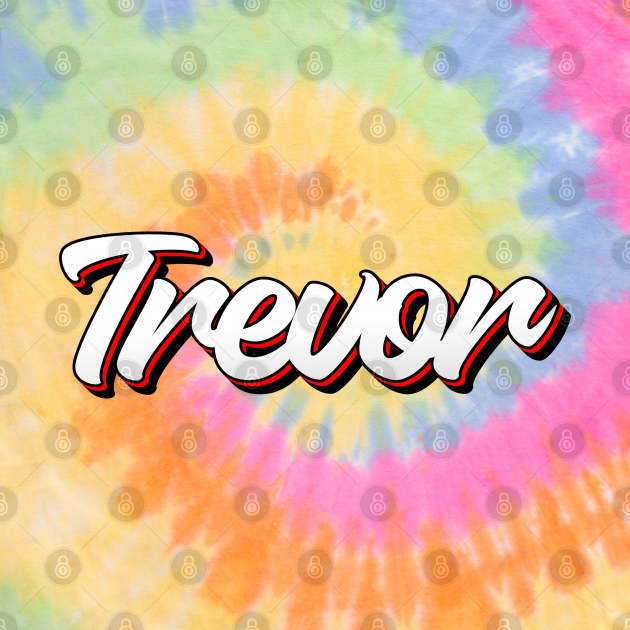 Trevor name - cool 70s retro font - Trevor Name Cool 70s Retro Font - T ...
