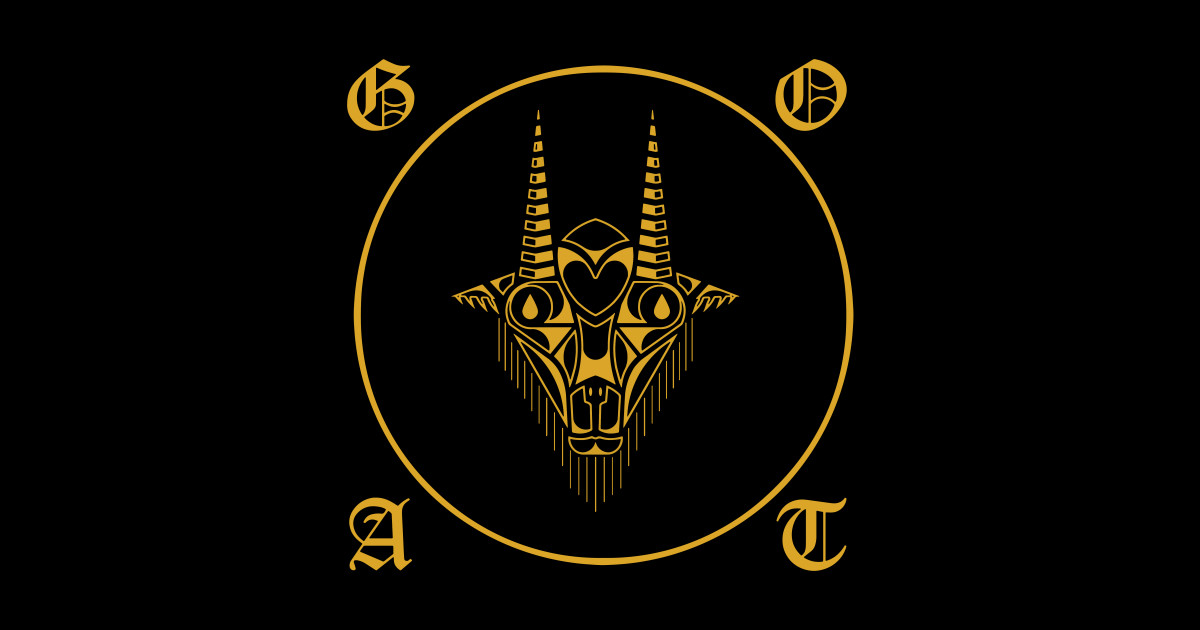 The Goat Band Logo - Goat Band - Sticker | TeePublic