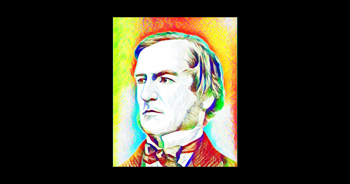 George Boole Colourful Portrait | George Boole Artwork 10 - George ...