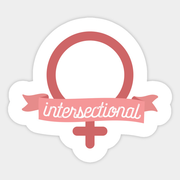 Intersectional Feminist Banner - Intersectional Feminist - Sticker ...