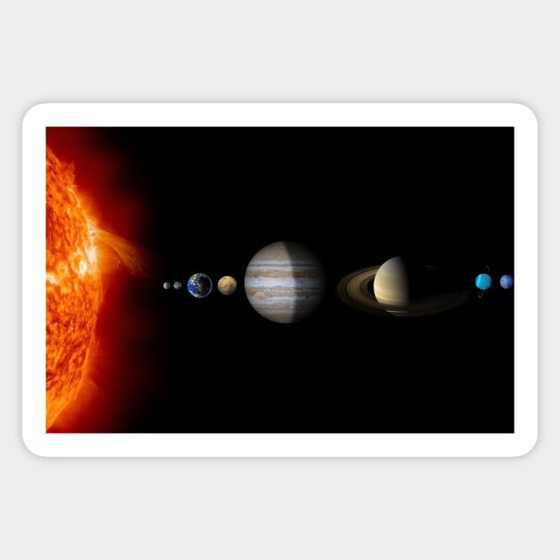 Solar System - Planets - Sticker | TeePublic