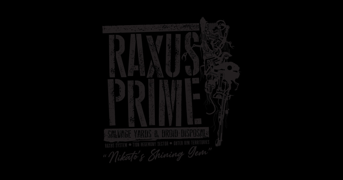 Raxus Prime - Star Wars Corporations - Sticker | TeePublic
