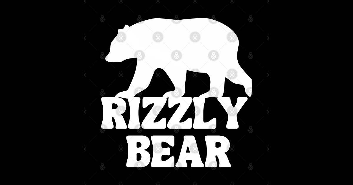 Rizzly Bear - Rizz - Sticker | TeePublic