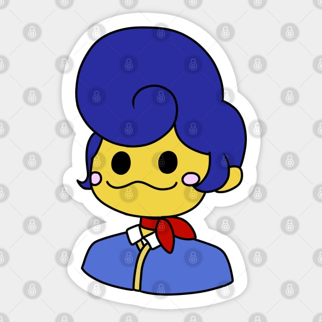 cute wally darling chibi face - Welcome Home - Sticker | TeePublic