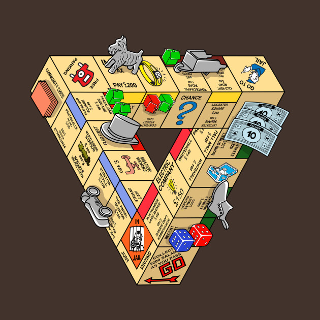 The Impossible Board Game - Tessellations - T-Shirt | TeePublic