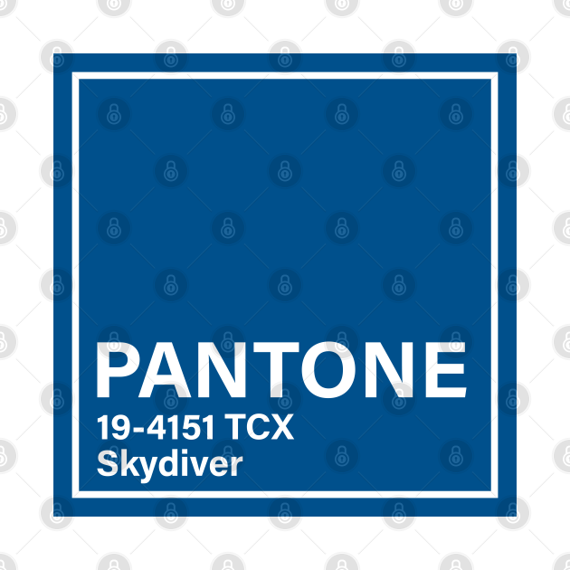 pantone 19-4151 TCX Skydiver - Pantone 19 4151 Tcx Skydiver - T-Shirt ...
