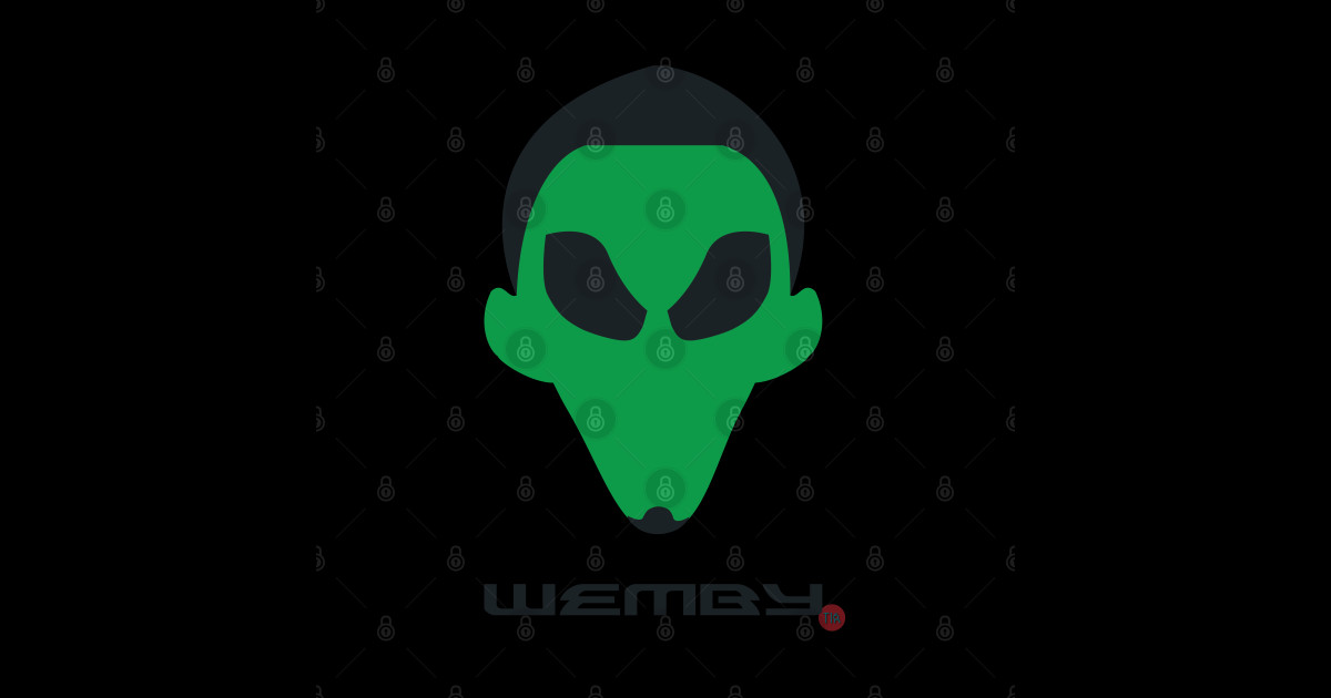 Wemby "ALIEN" - Wembanyama - Sticker | TeePublic