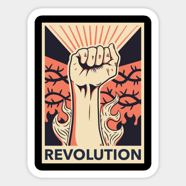Revolution - Revolution - Sticker | TeePublic