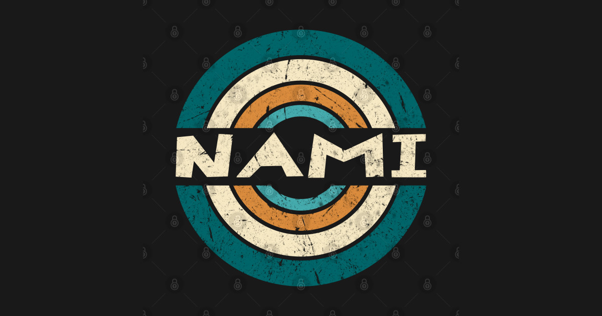 Retro Styles Nami Name Birthday 70s 80s 90s Circle - Nami - T-Shirt ...