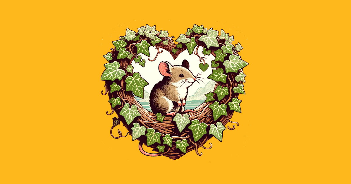 Ivy Mouse - Mouse - T-Shirt | TeePublic