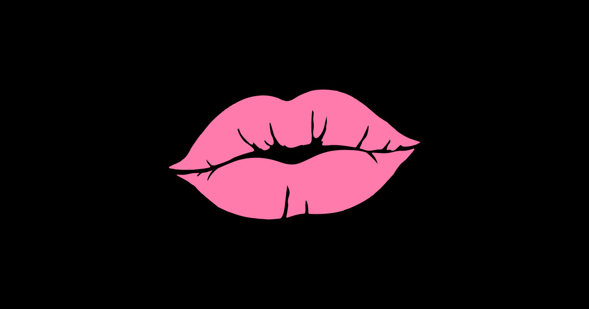 Kissy Face - Kissing Lips - Sticker | TeePublic