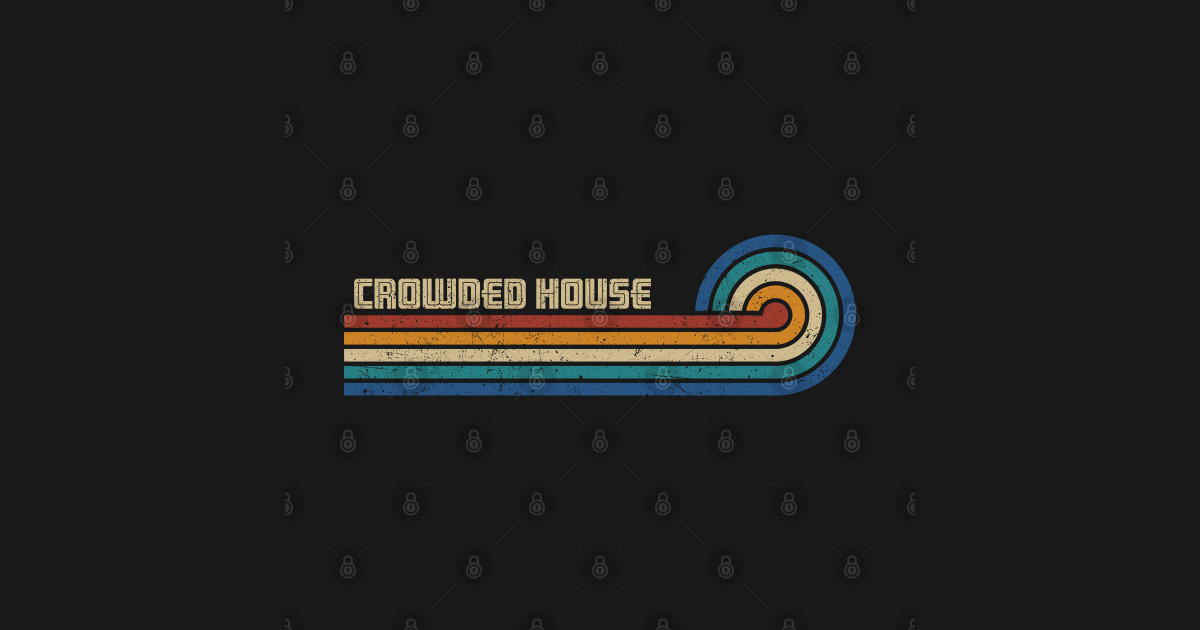 Crowded House - Retro Sunset - Crowded House - T-Shirt | TeePublic