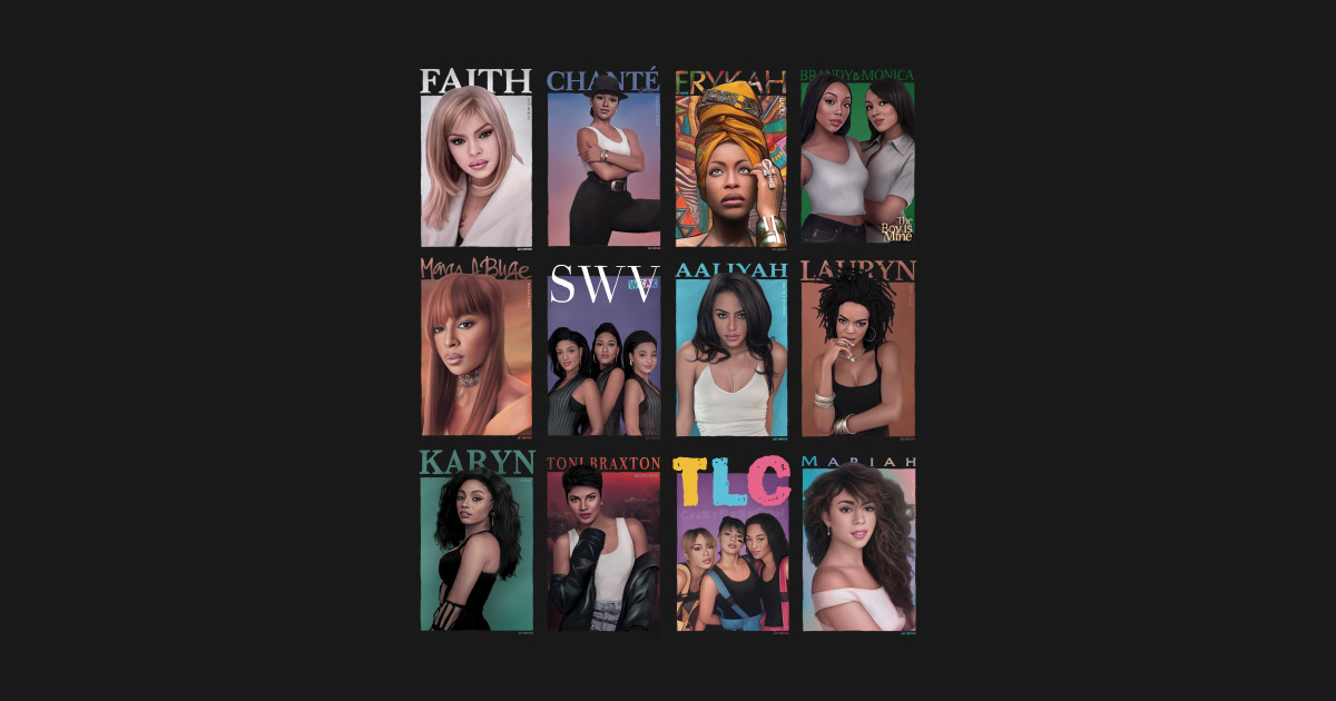 90's Rnb 2 - 90s Rnb - T-Shirt | TeePublic