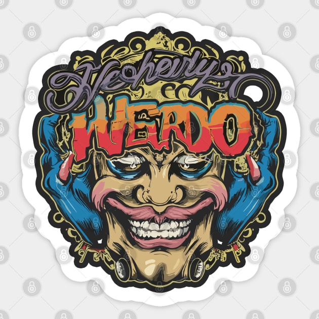 Weirdo Typography | Creepy Letters with Devilish Skull - Weirdo ...