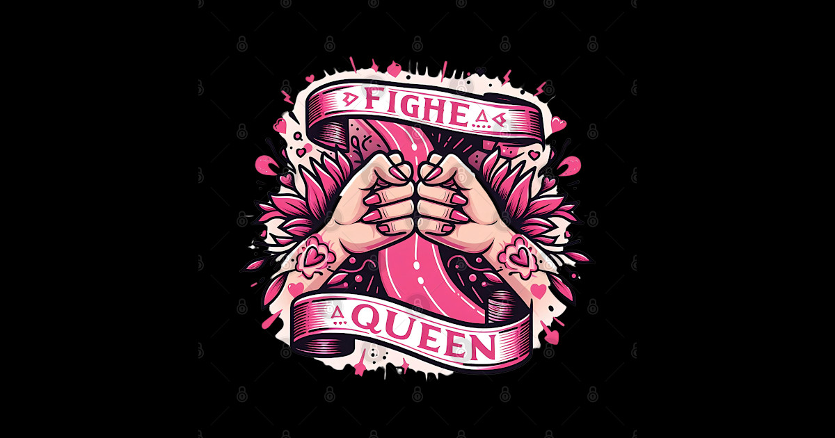 Fight Like a Queen Graphic Design for Women - Fighter Queen Empowerment ...