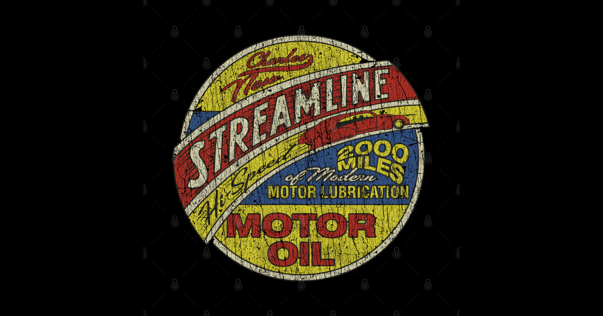 Streamline High Speed Motor Oil 1934 - Motor Oil - Posters and Art ...