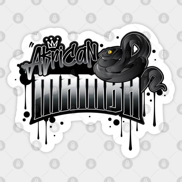 African Mamba - Blackmamba - Sticker | TeePublic