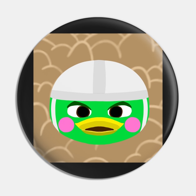 Scoot ACNH w/ Background - Scoot - Pin | TeePublic