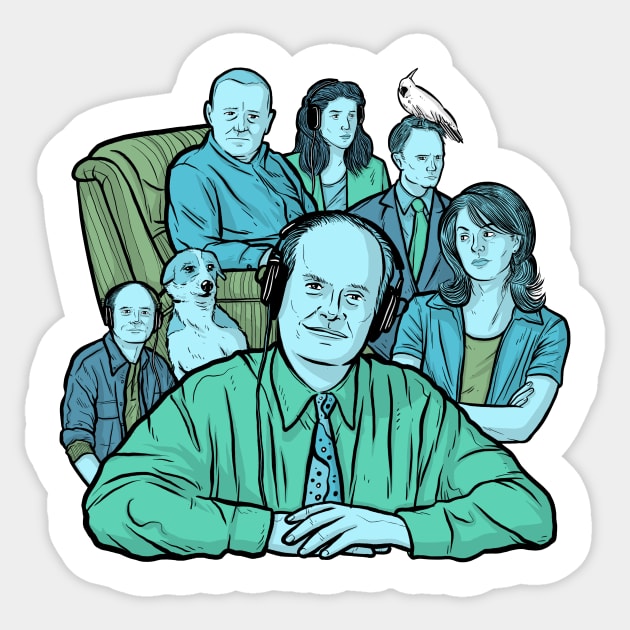 A Tribute to Frasier - Frasier - Sticker | TeePublic