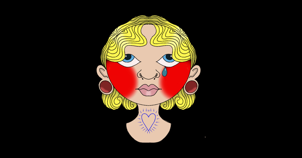 Sad girl - Sad - Posters and Art Prints | TeePublic