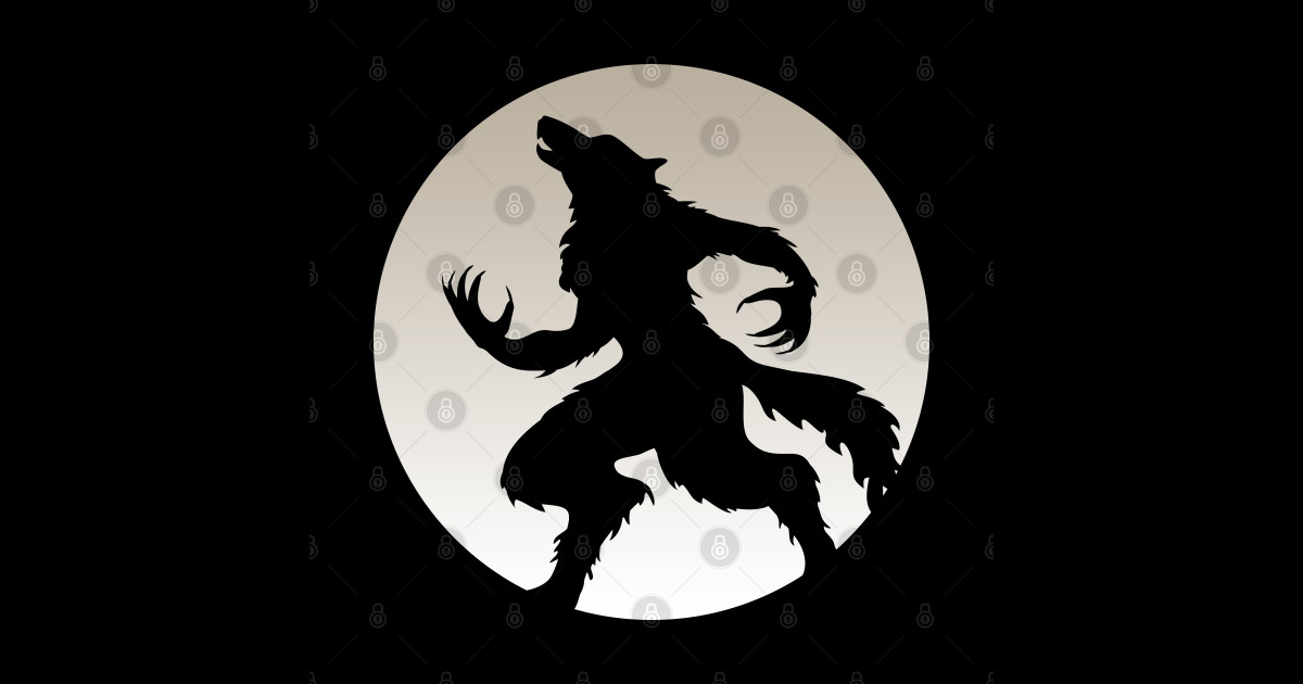 Werewolf in the Moonlight - Werewolf Art - Werewolf Art - Posters and ...