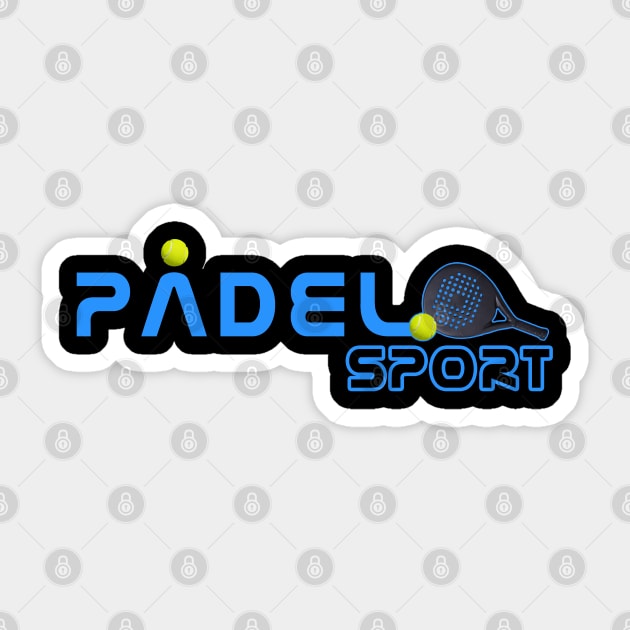 Pádel Sport 4 - Padel - Sticker | TeePublic