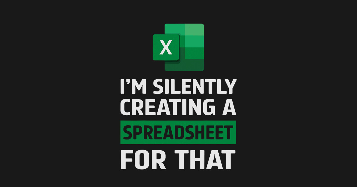 5S Spreadsheet Spreadsheets (5) - Spreadsheet - T-Shirt | TeePublic