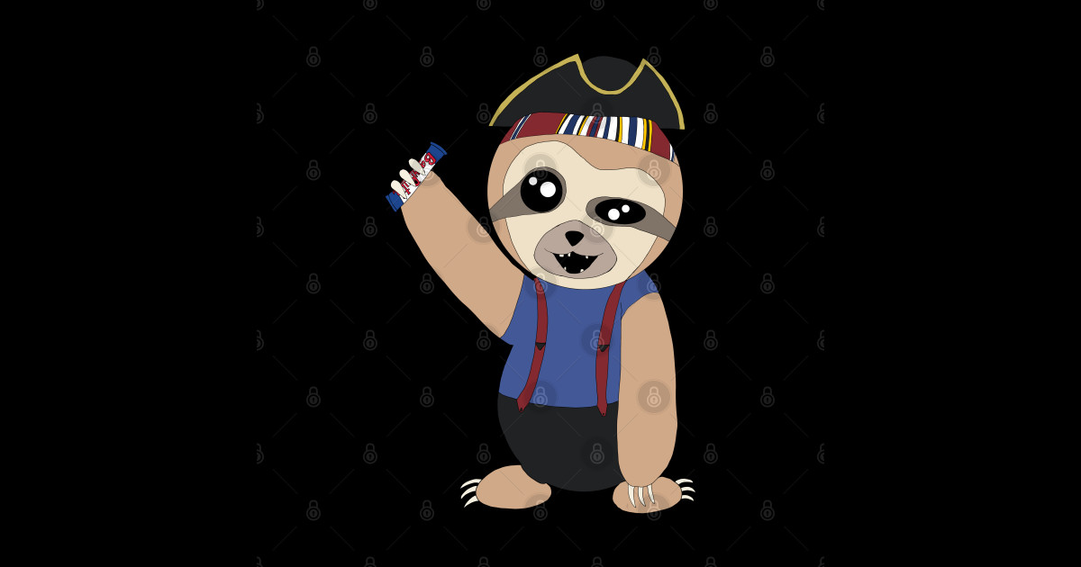 Sloth dressed as Sloth - Sloth From The Goonies - Sticker | TeePublic