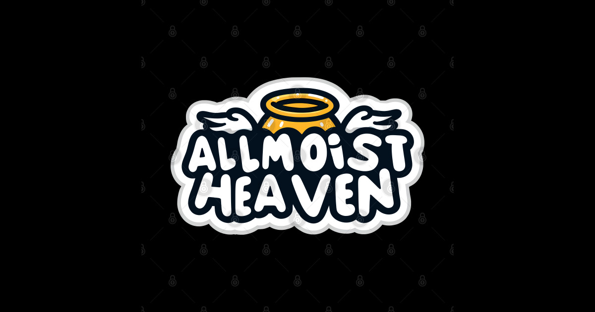 All Moist heaven Angel Halo "Simple Clean Logo" - Beach Life - Sticker ...