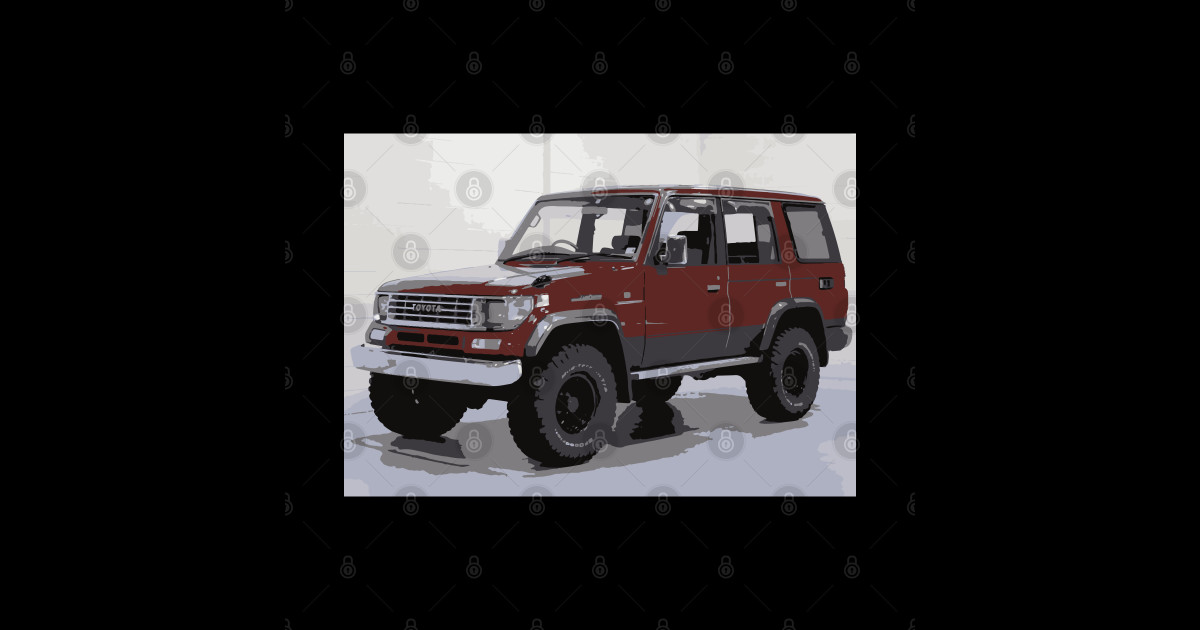 Land Cruiser - Toyota Car - Sticker | TeePublic