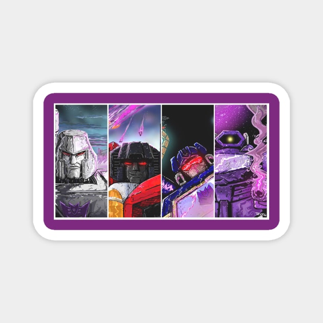 Decepticon ranks - Decepticons - Magnet | TeePublic