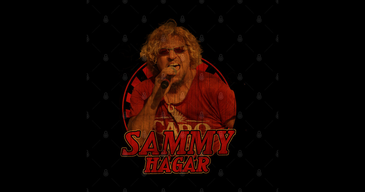 Retro Vintage Classic Sammy Hagar - Sammy Hagar - Sticker | TeePublic