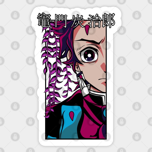 Anime Demon Hunter Fanart - Anime And Manga - Sticker | TeePublic