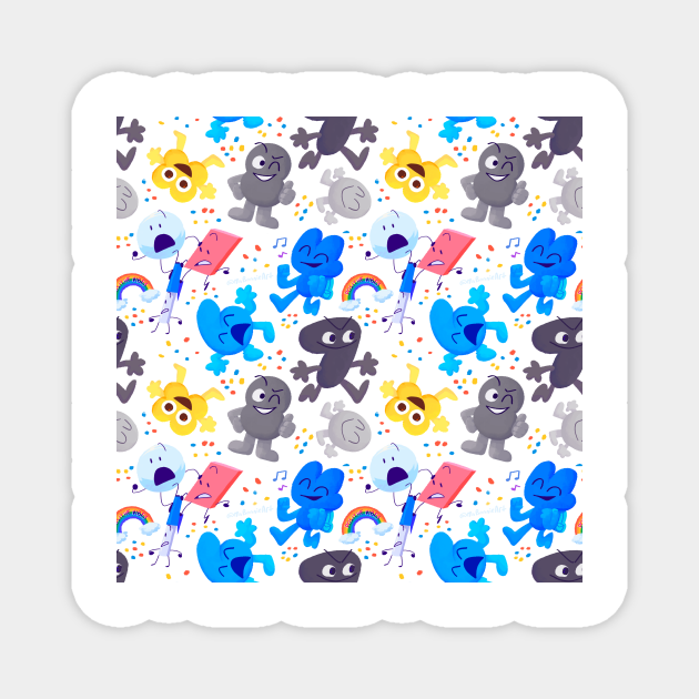 Bfdi Pattern - Bfb - Magnet | TeePublic