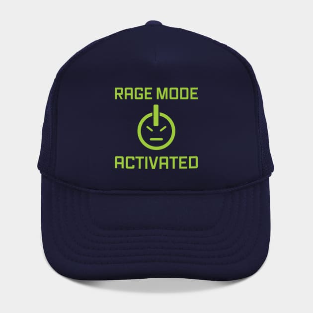 Rage Mode Activated (green) - Rage Mode - Hat | TeePublic