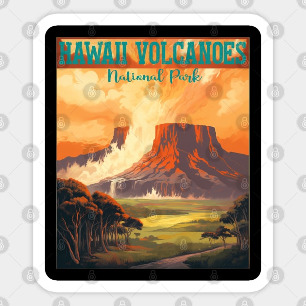 Hawaii Volcanoes National Park - Hawaii Volcanoes - Sticker | TeePublic