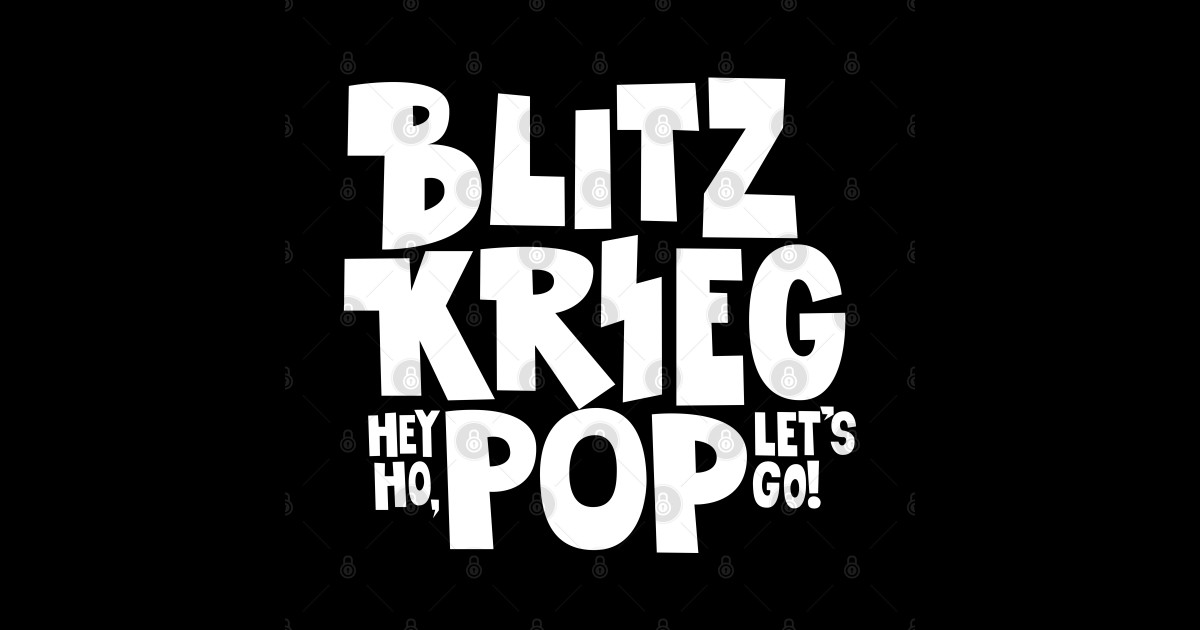 Hey Ho, Let's Go - Ramones Blitzkrieg Bop Tribute Logo - Hey Ho Lets Go ...